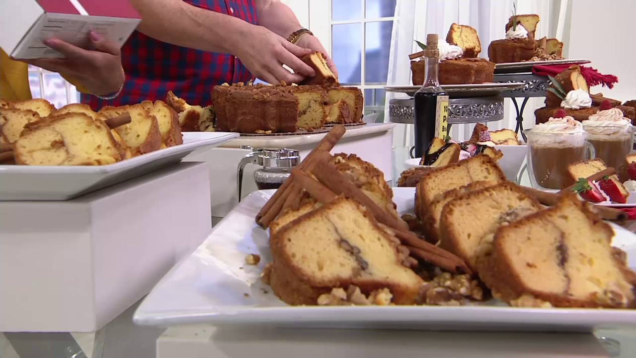 My Grandma's (2) 28 oz. Cinnamon or Cinnamon Walnut Coffee Cakes on QVC ...