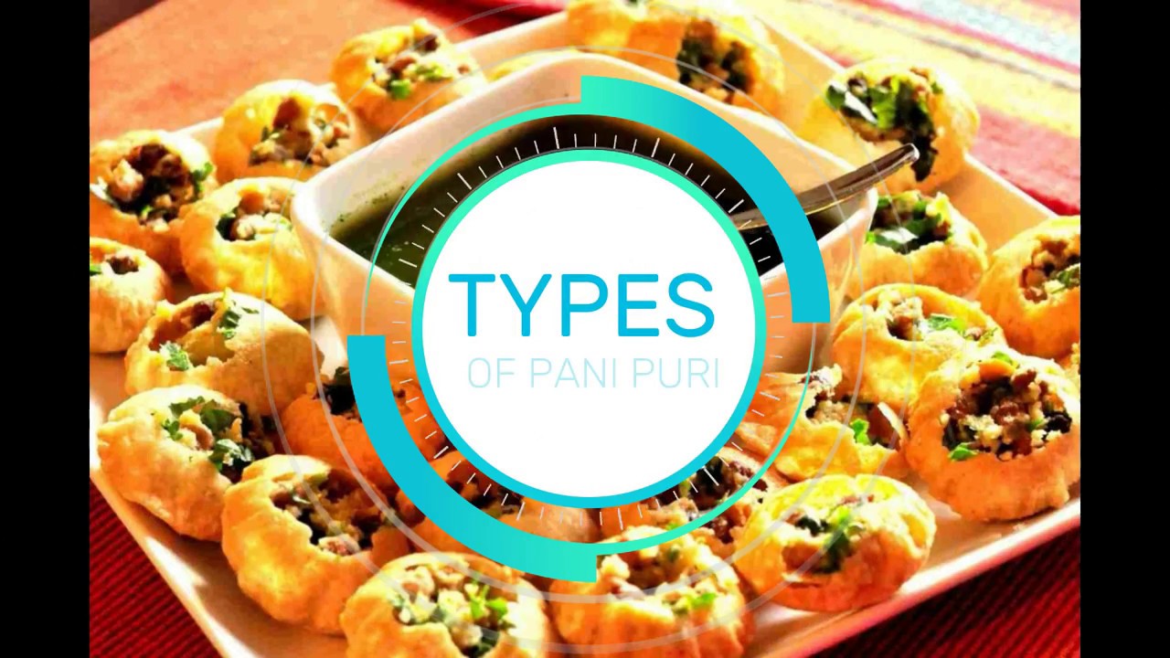 TYPES OF PANI PURI | All over India - YouTube