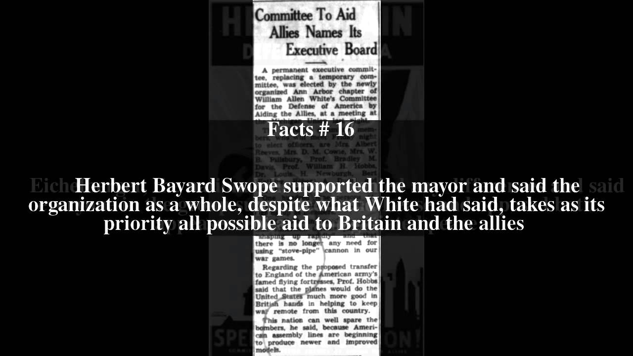 Committee to Defend America by Aiding the Allies Top # 25 Facts - YouTube
