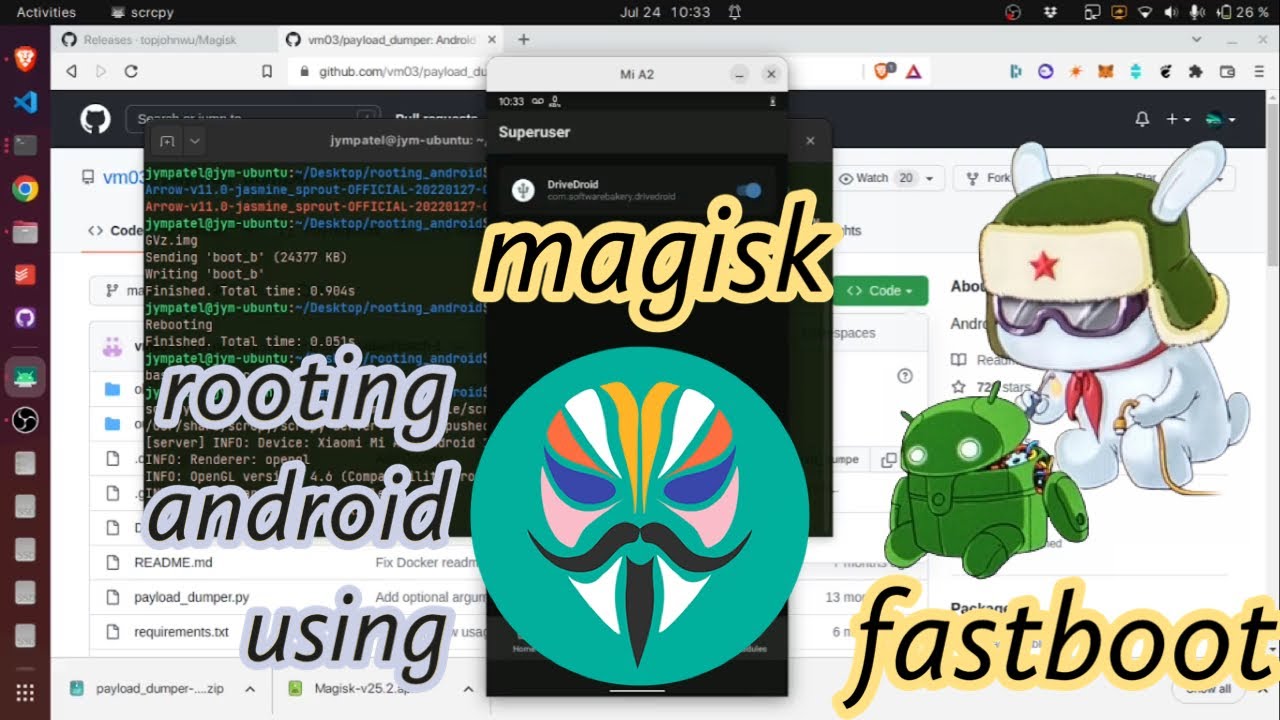 rooting android with magisk and fastboot! - YouTube