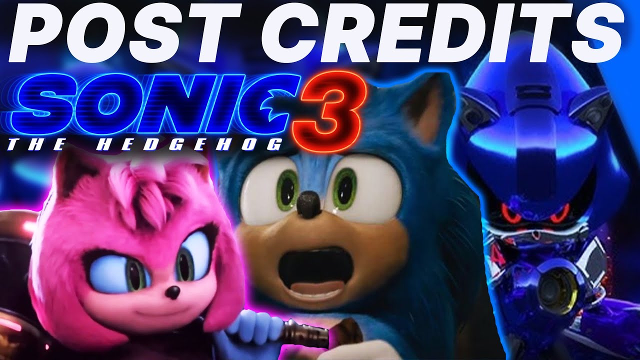 SONIC THE HEDGEHOG 3 POST CREDITS EXPLAINED! Amy Rose | Metal Sonic ...