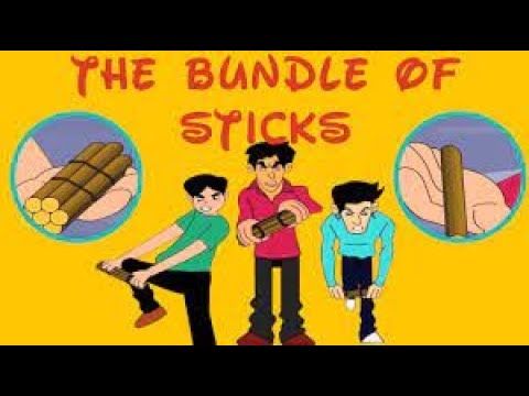 Short Story in English - The Bundle of Sticks. - YouTube