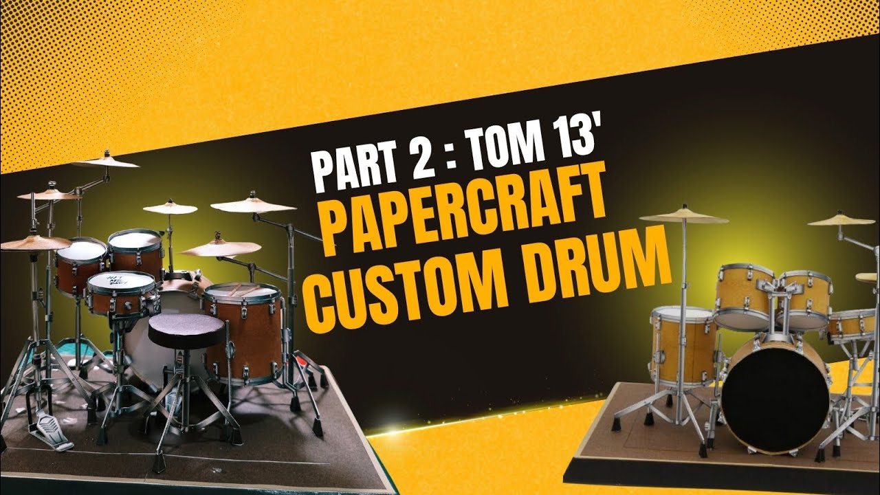 Drum Set From Canon Creative Park - CUSTOM DRUM PART 2 - YouTube