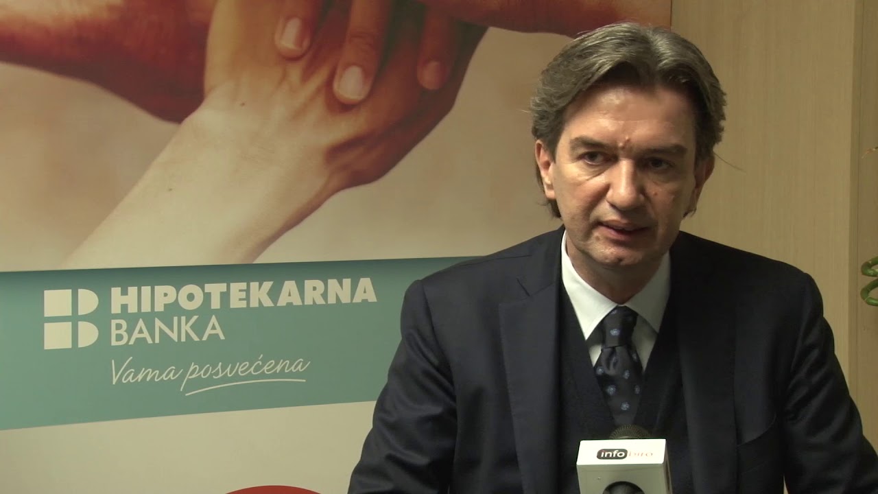 Esad Zaimovic izvrsni direktor Hipotekarne banke - YouTube