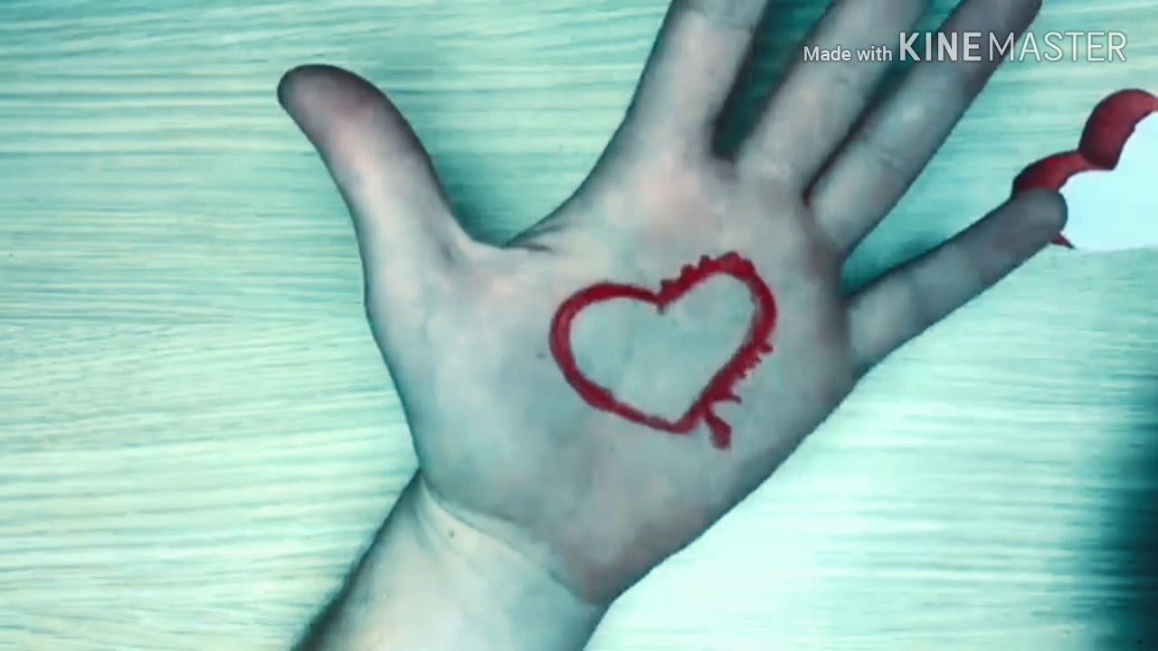 Drowing heart in 3D heart គូរូបេះដូងជា3D - YouTube