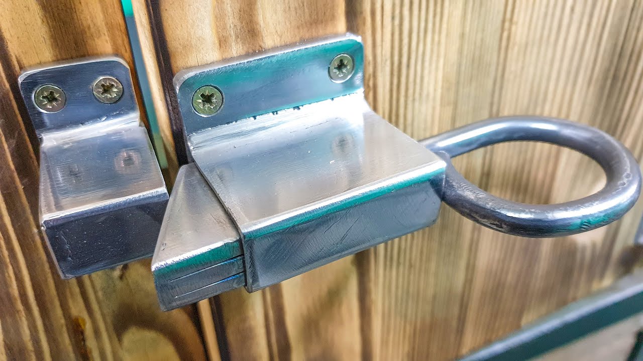 This Simple and unique DIY Door Latch is So Satisfying - YouTube