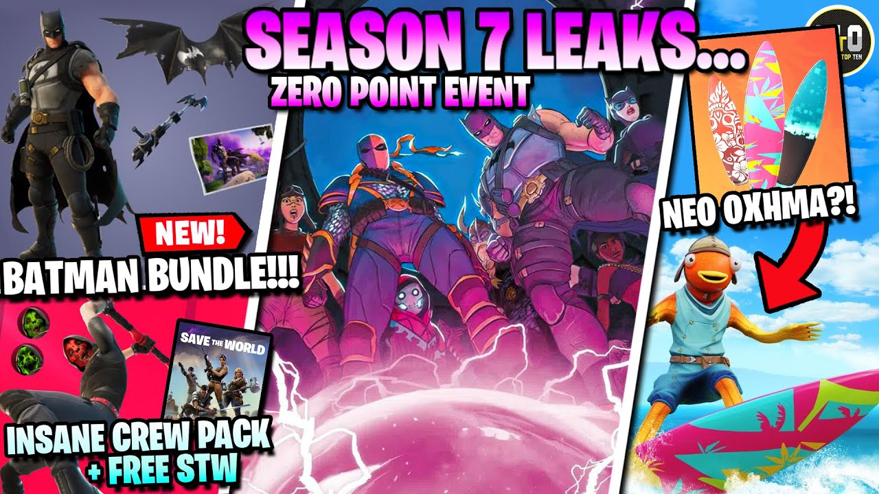 ΣΕΖΟΝ 7... ΘΑ ΧΑΘΕΙ ΤΟ ZERO POINT! (EVENT LEAKS) 🌌 NEO OXHMA, BATMAN ...