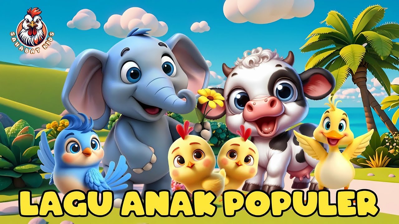 SUARA HEWAN | ANAK AYAM PIYIK PIYIK | 5 BEBEK KECIL BERMAIN | CIT CIT ...