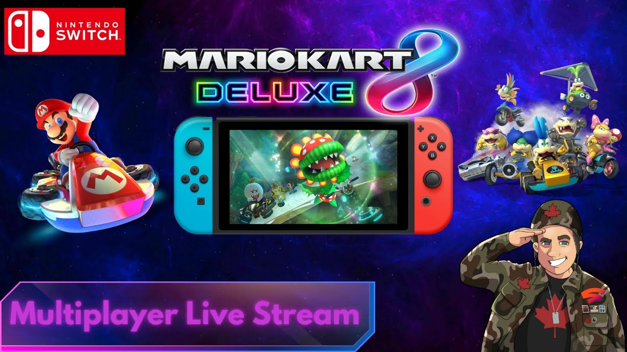 Mario Kart 8 Deluxe DLC Wave 5 + Booster Course Pass Multiplayer Live ...