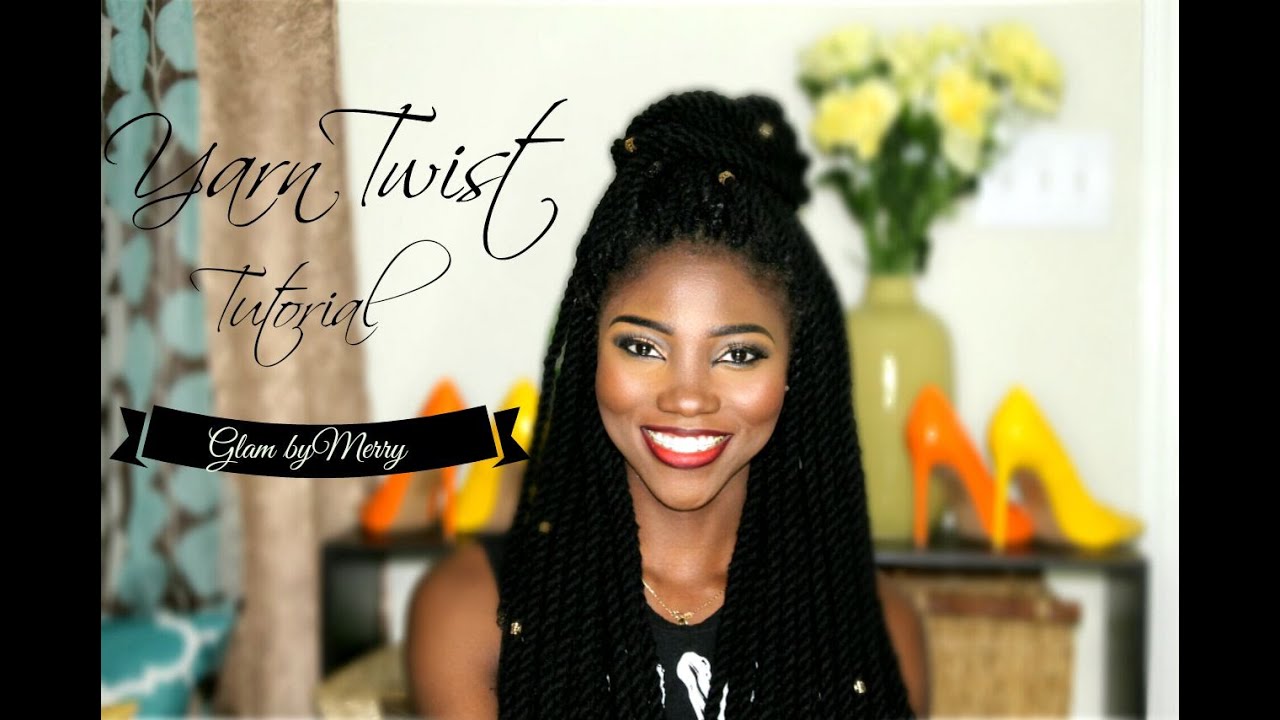 How to do yarn twist - Easy tutorial - YouTube