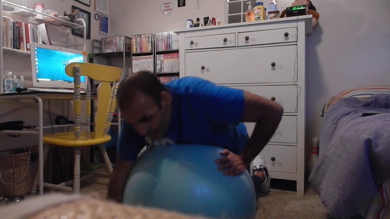 Ab Tucks, Planks & Push-Ups On The Ball! - YouTube