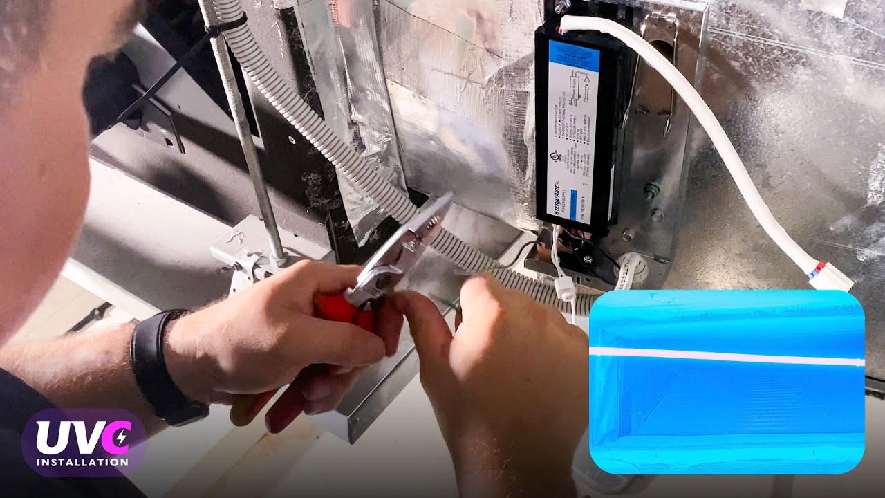 UVC Install by Clean-Air - YouTube