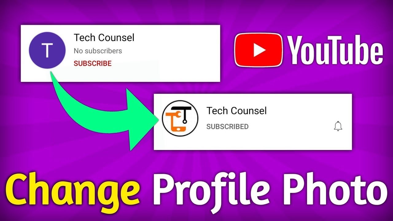 Youtube Channel Me Dp Kaise Lagaye | youtube profile picture kaise ...