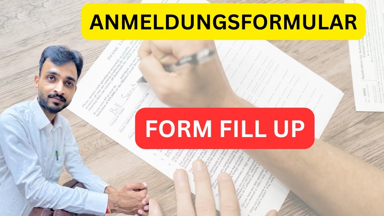 FILL FORM IN GERMAN | FORMULAR Ausfüllen | - YouTube