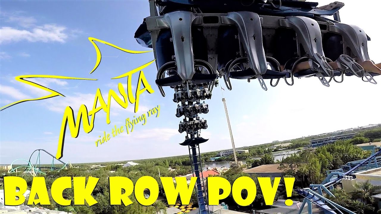 Manta - SeaWorld Orlando BACK ROW POV In HD! - YouTube