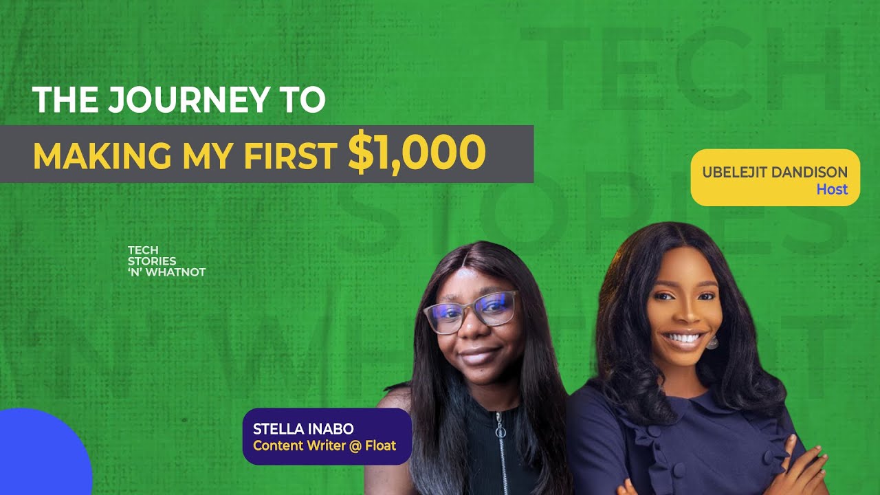 How I Made my First One Thousand Dollars with Stella Inabo #scalingyourbusiness #techstories ...