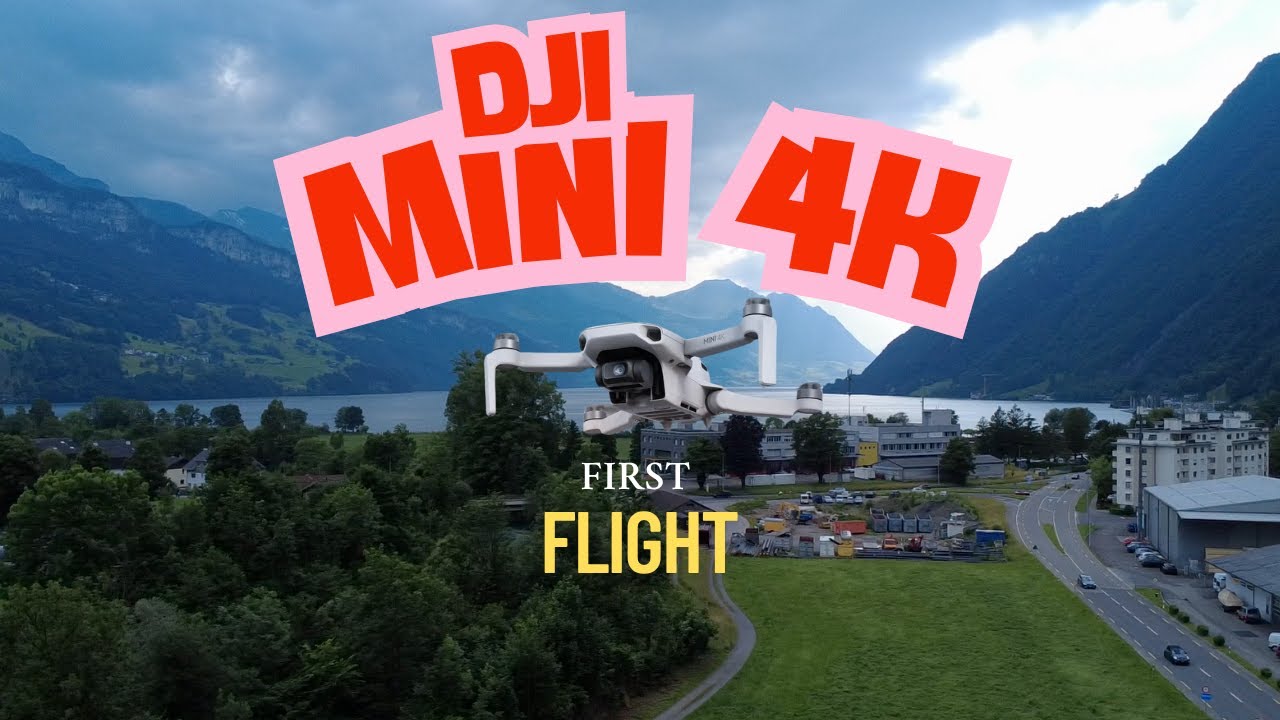 First Dji mini 4K Flight - YouTube
