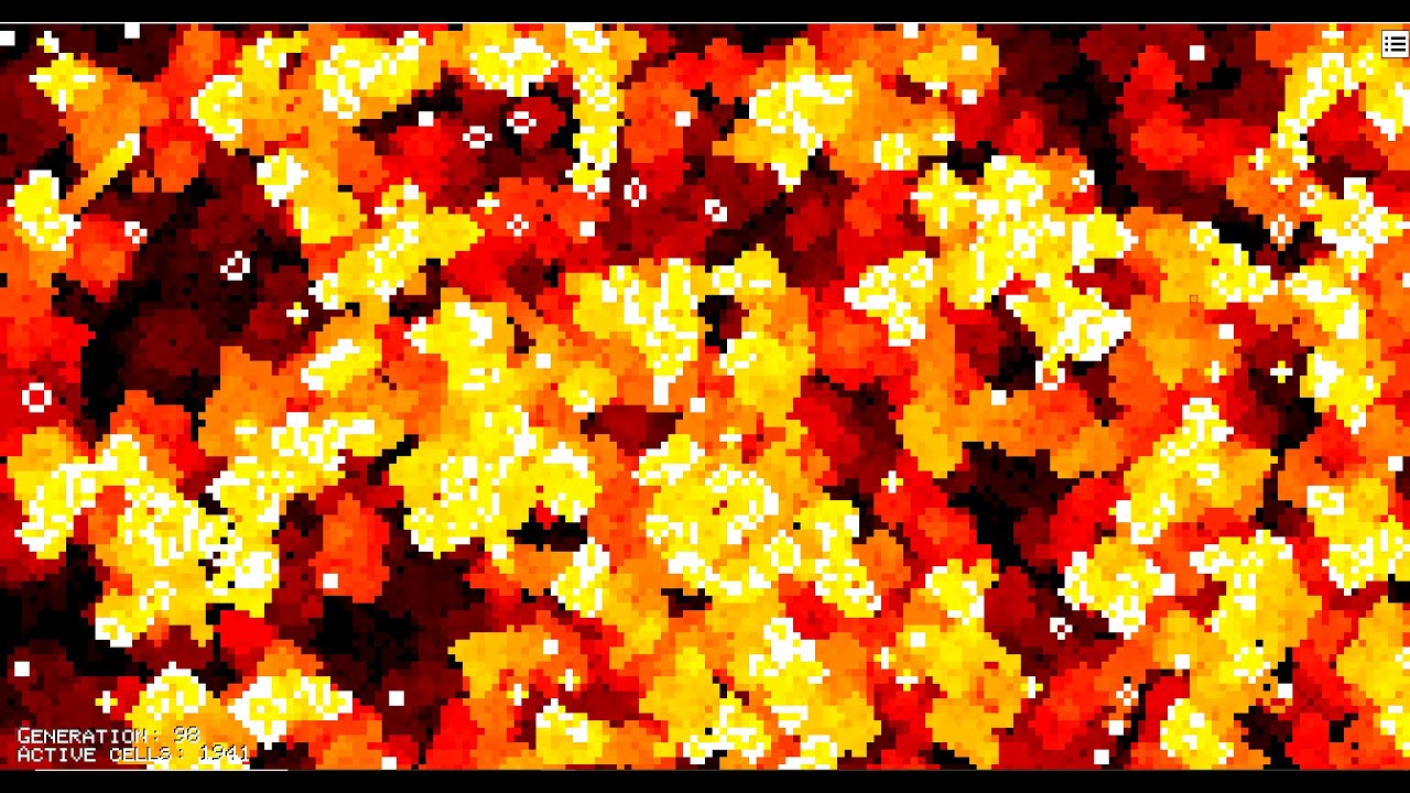 Conways Game Of Life made in Java - YouTube