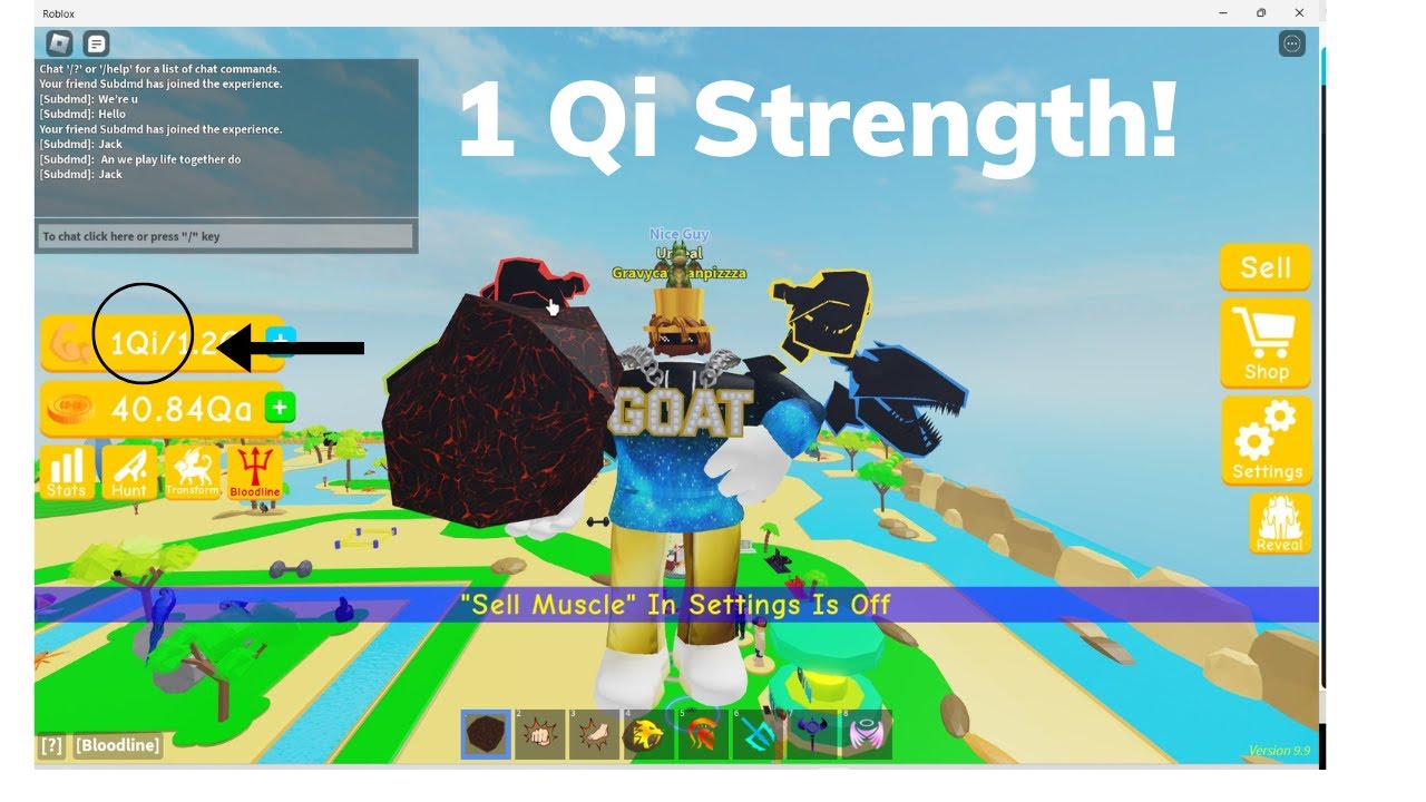 Grinding to 1Qi In Lifting Simulator - YouTube