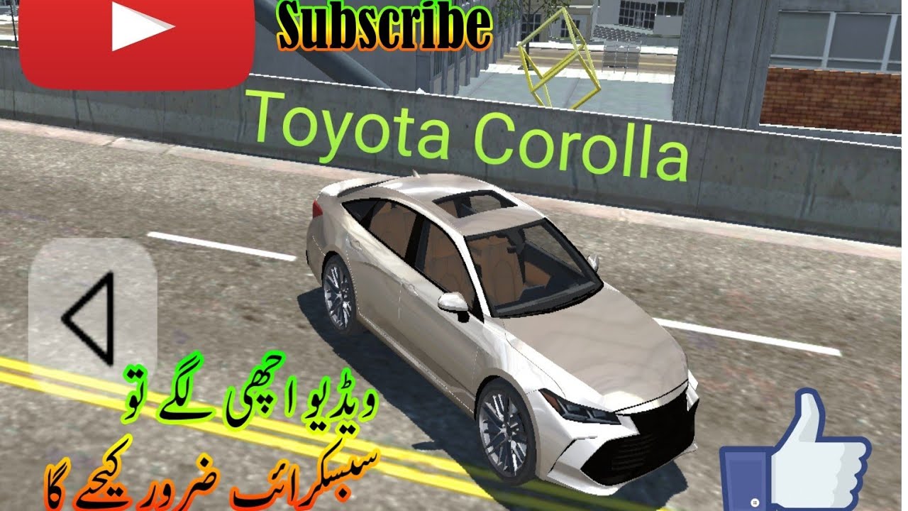 Toyota Corolla car game. @MR. M.S Gaming #1k - YouTube