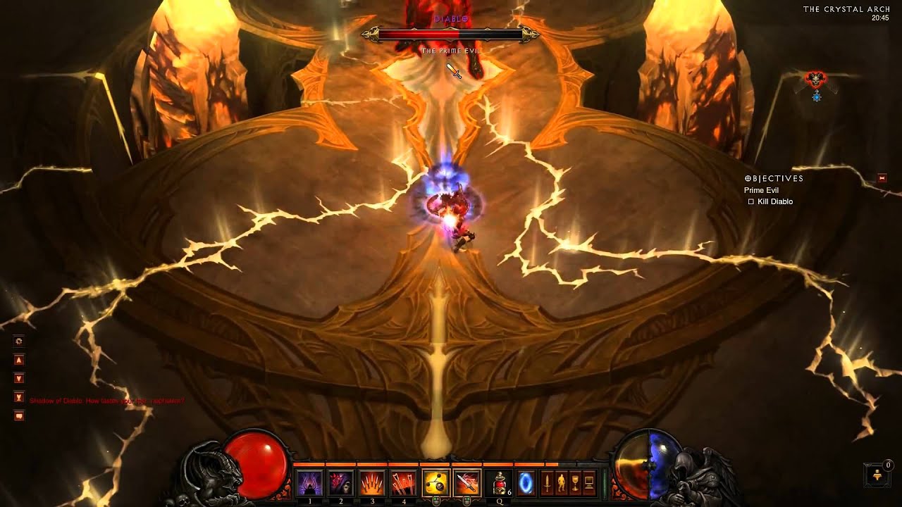 Diablo 3 Final boss - Diablo III vs Demon Hunter Hardcore Hell Inferno ...