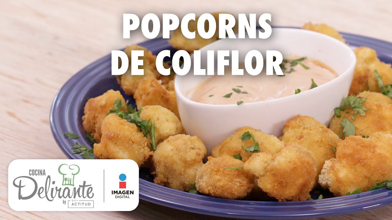 Receta de Popcorns de coliflor | Cocina Delirante - YouTube