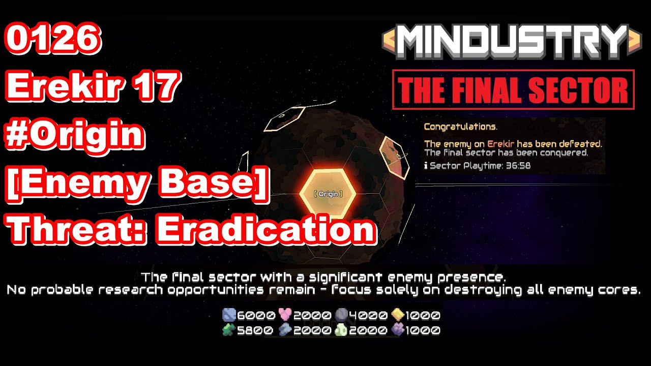 Mindustry Erekir #17 Origin (x4) [Eradication - Enemy Base] - YouTube