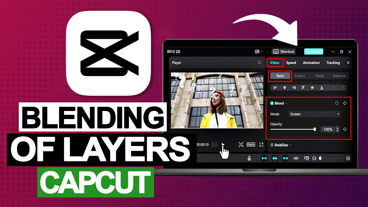 How to Use Blending of Layers in CapCut | Capcut Video Editing Tutorial - YouTube