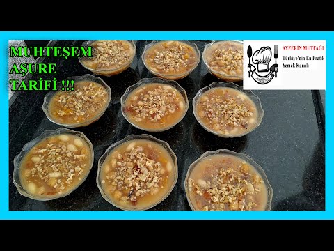 😍 MUHTEŞEM AŞURE TARİFİ 😍 ! | İÇİNDE NE ARARSANIZ VAR | EV YAPIMI TATLILAR