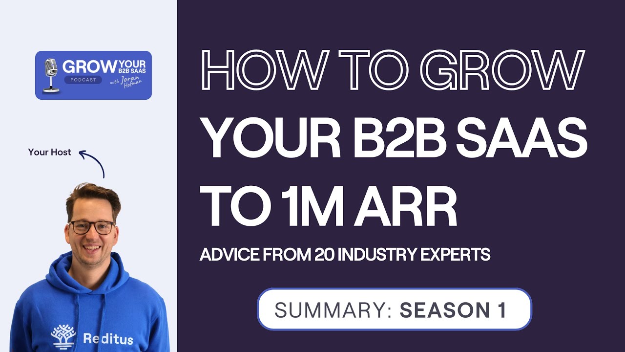 How to grow to your SaaS to 1M ARR - advice of 20 industry experts ...