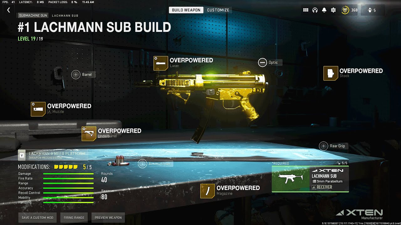 *NEW* BEST LACHMANN SUB CLASS in MW2 AFTER UPDATE! (Best LACHMANN SUB ...