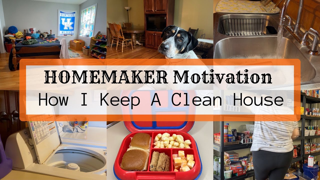 HOMEMAKER MOTIVATION || How I Keep A Clean House || MY CLEANING ...