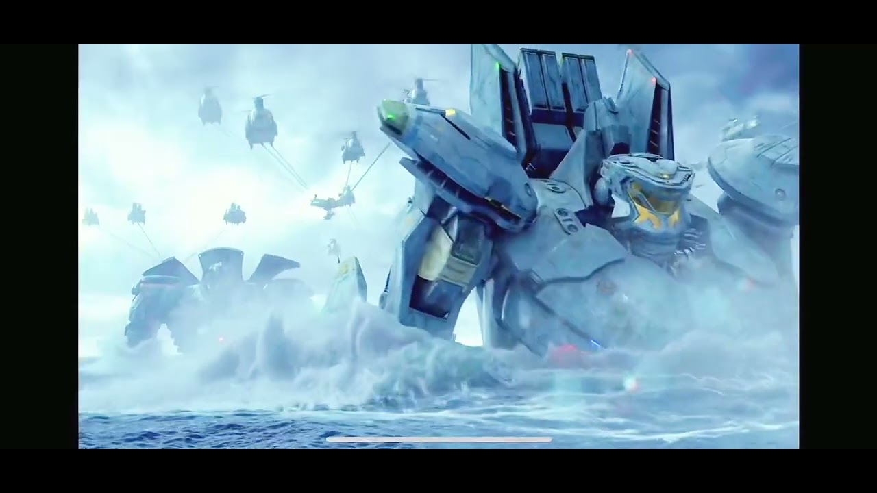 Pacific Rim when the mechs hit the ground - YouTube