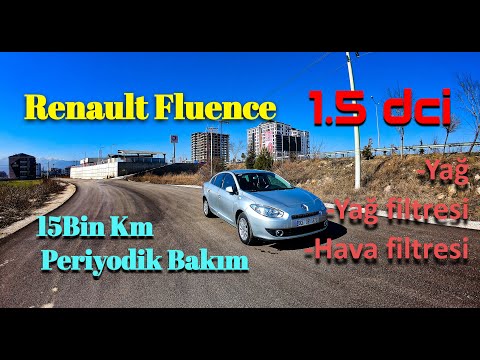 Arabamın 15 Bin Bakımı Detaylı Anlatım / Renault Fluence -Periodic Maintenance