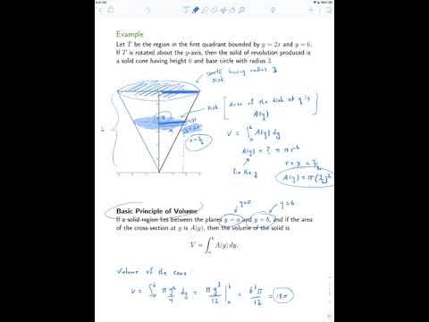 Integral Calculus Lecture 15: Solids of Revolution - YouTube