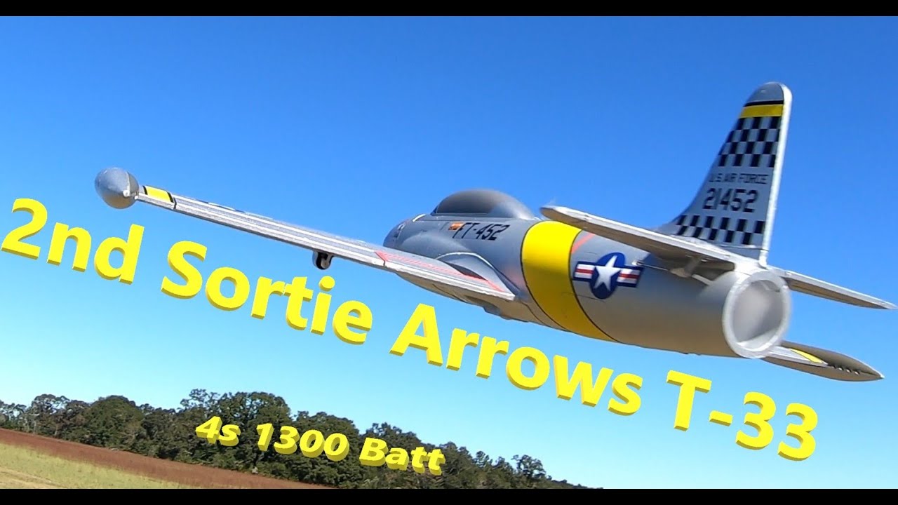 Second Sortie Arrows T33 with Stabilizer On 4s 1300 - YouTube