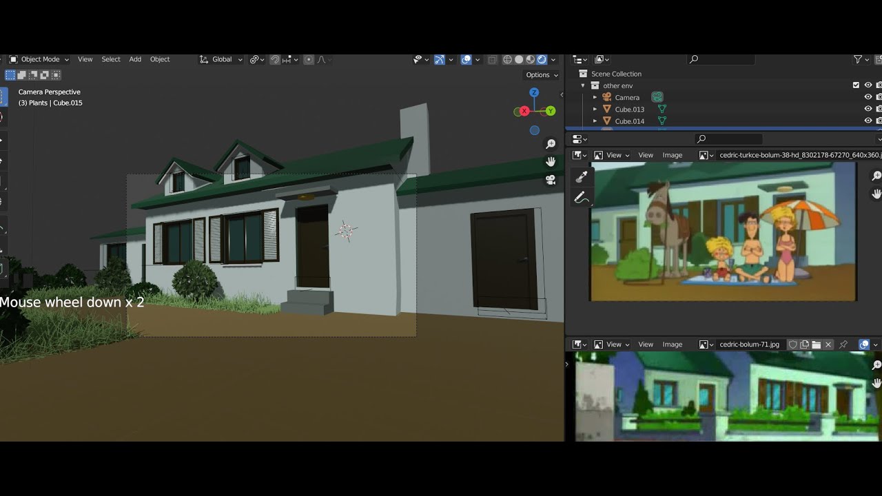 Cedric's House Modelling(Cartoon Environment Modelling with Blender ...