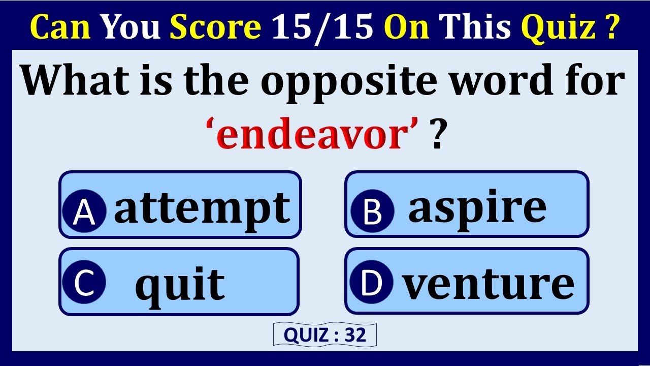 ANTONYMS I Antonyms and Synonyms I Learn the Antonym I Opposite Words I ...