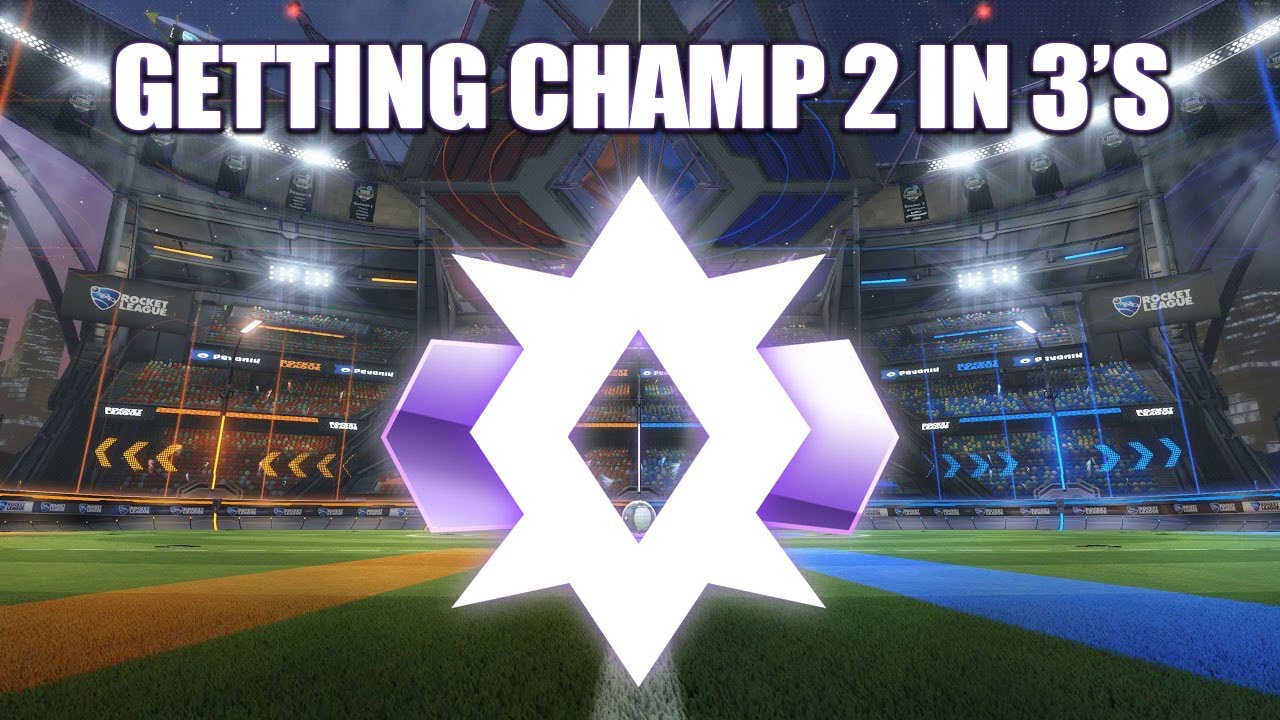 GETTING TO CHAMP 2 IN 3’S - Rocket League Gameplay - YouTube