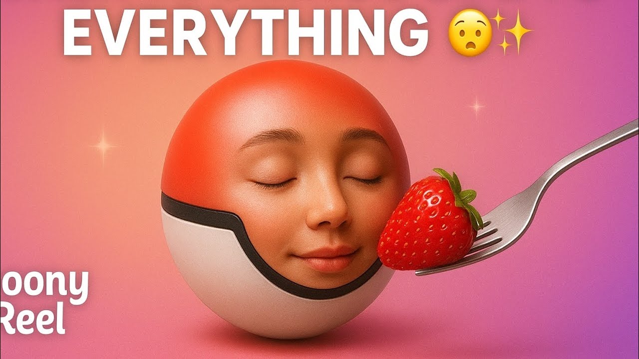 “When Fruits and PokéBalls Come Alive 🍓 | Realistic AI Faces Eating ...