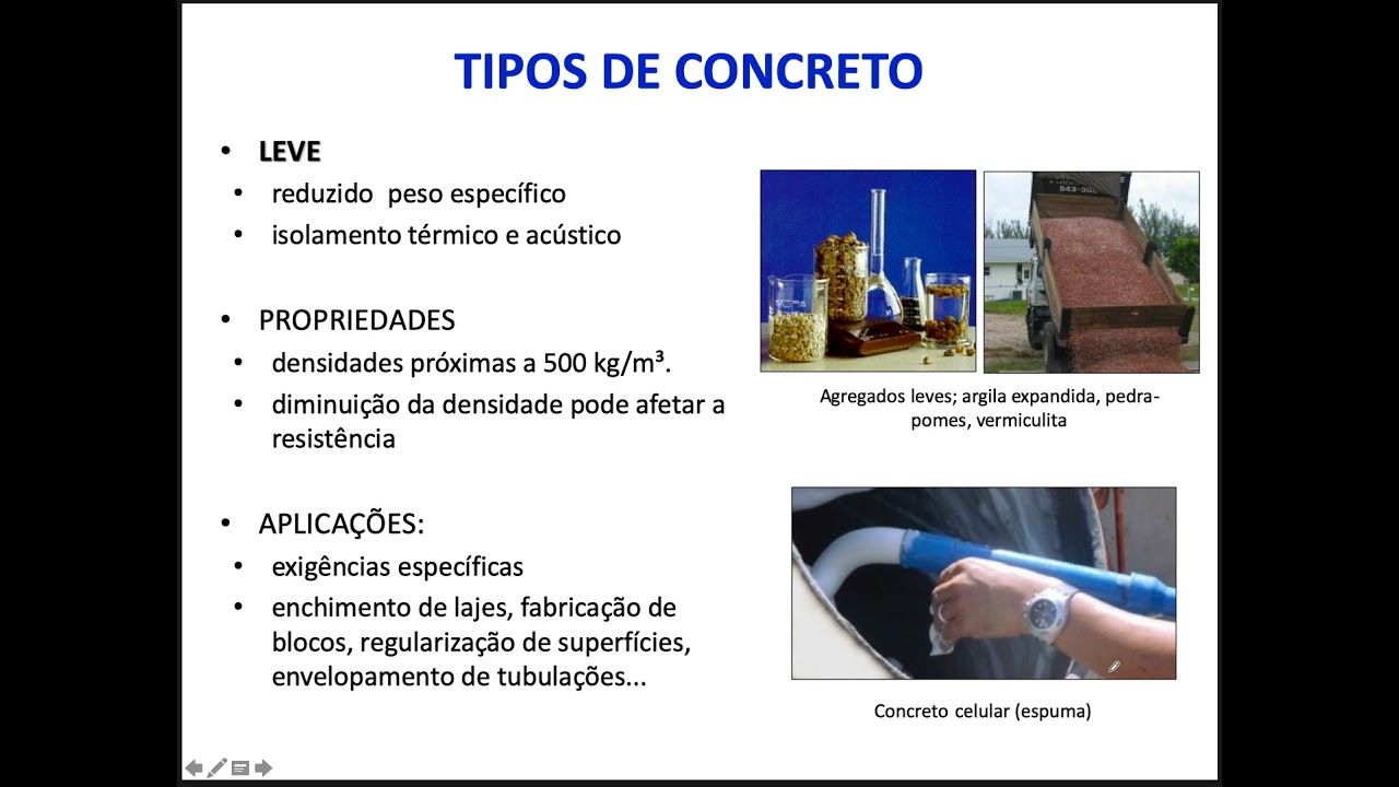 Concreto: Principais tipos - Parte II - YouTube