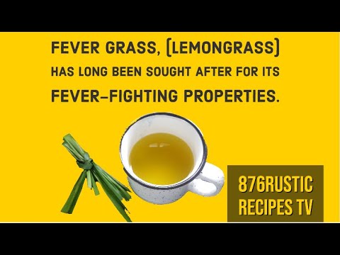 How to make fever grass tea (lemongrass tea) - YouTube
