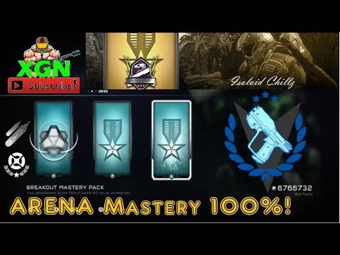 Halo 5 Against All Odds, Breakout Mastery and ARENA Mastery ...