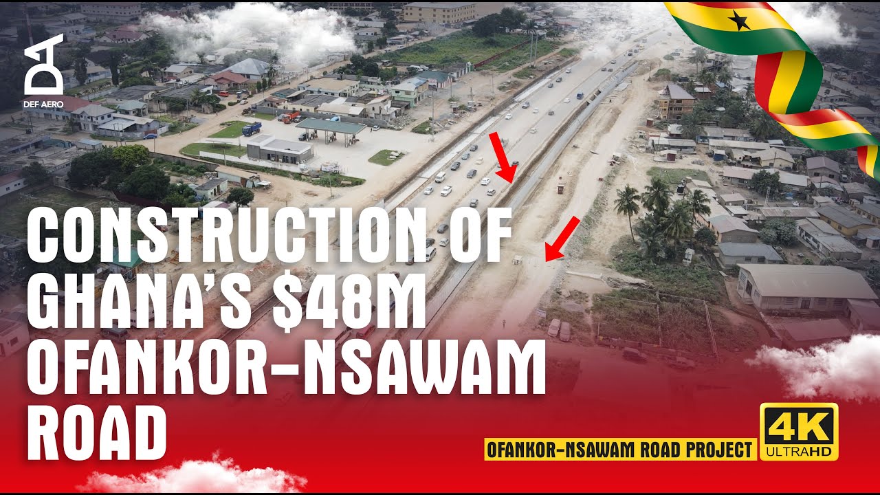 Ofankor Nsawam Road Construction Project | Walk Tour - YouTube