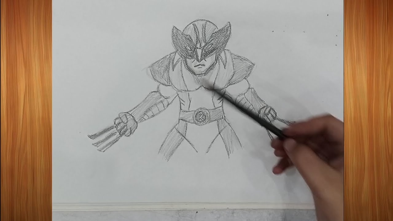 How to draw Wolverine (Sketching With Hassan) - YouTube