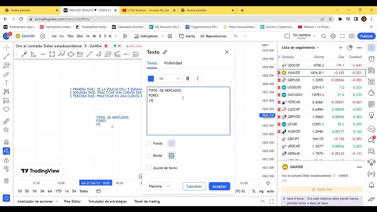 C2 CLASE 1 TRADINGVIEW, AREAS Y ZONAS - YouTube