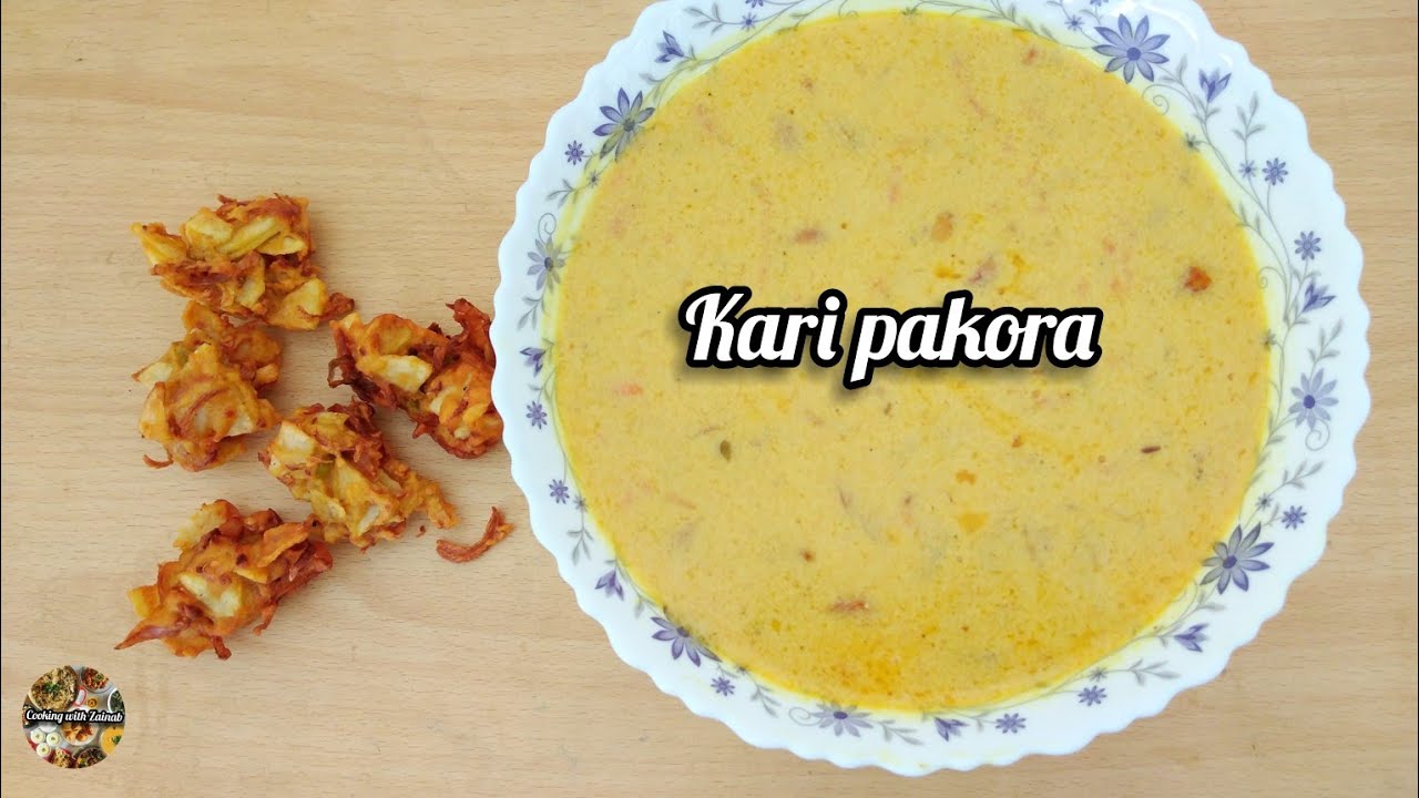 Kadhi Pakora | Kari Pakora Recipe by Cooking with zainab | Zainab Khan ...