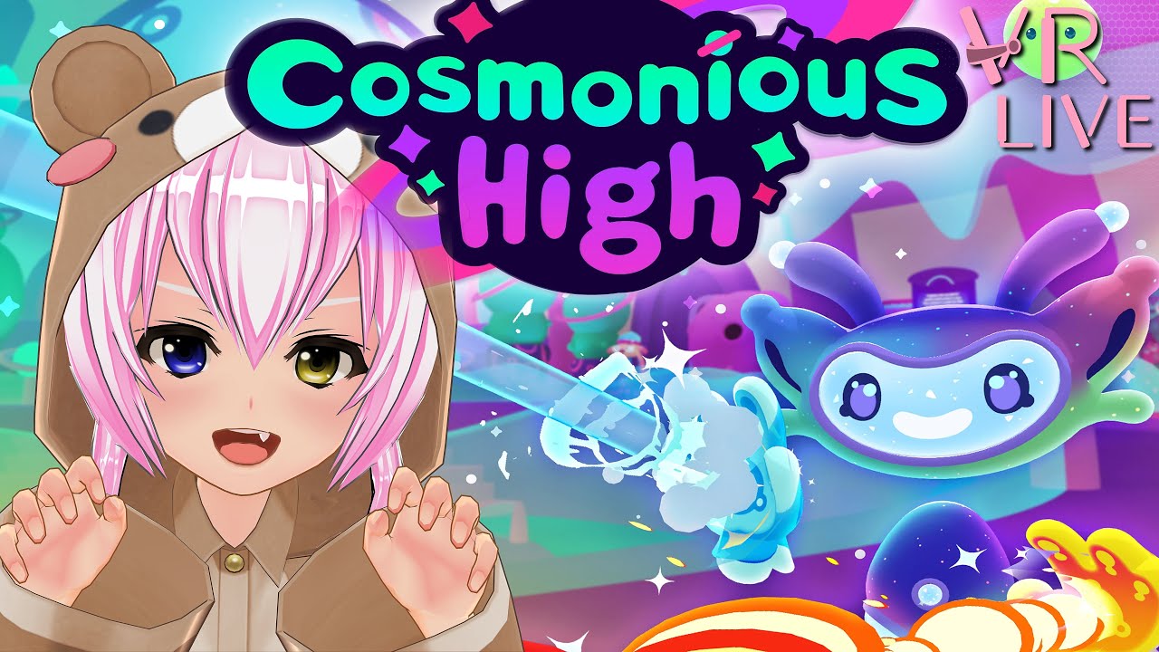 VRゲーム実況【 Cosmonious High 】#1 - YouTube
