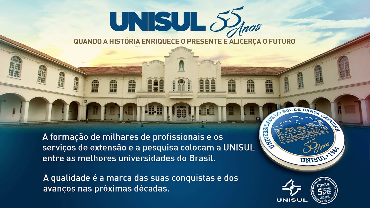Unisul 55 anos - YouTube