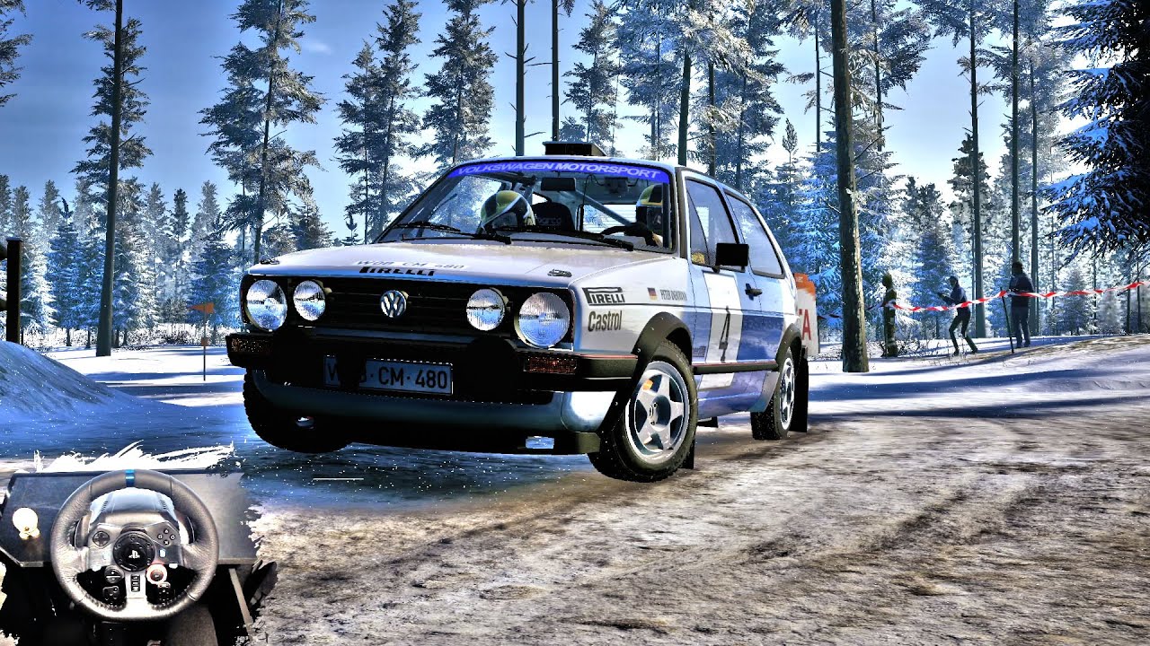 Good Old Volkswagen Golf GTI In Snow - Logitech G29 - EA Sports WRC ...